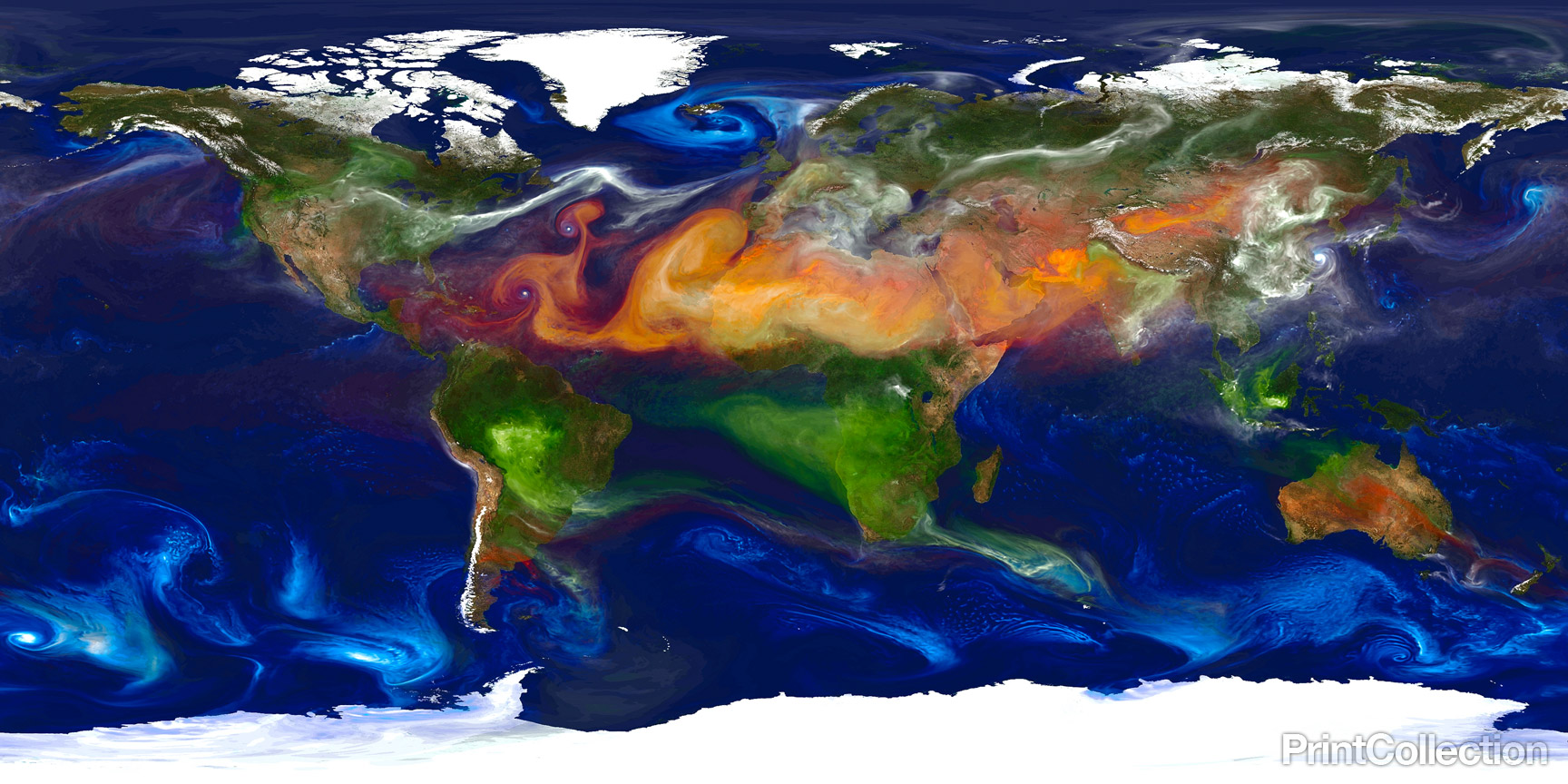 Topography of Earth’s Ocean Basin